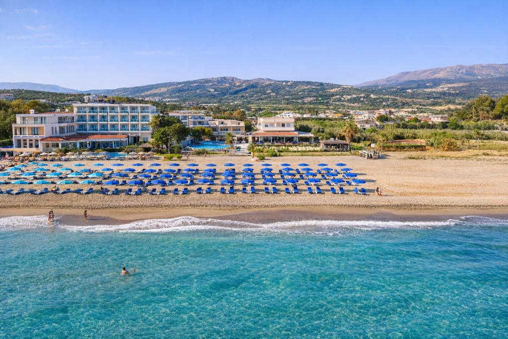 Vacanță Creta 2026 – Hotel Kathrin Beach 3⭐, 6 nopți, demipensiune, 459 ...