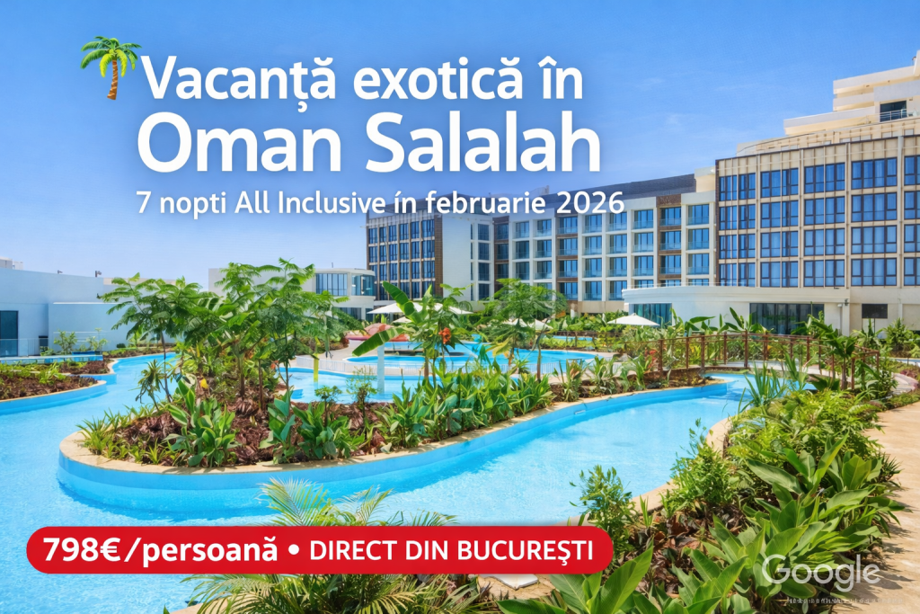 Vacanță Oman Salalah 2026 – Millennium Resort | 798 euro/persoană All ...